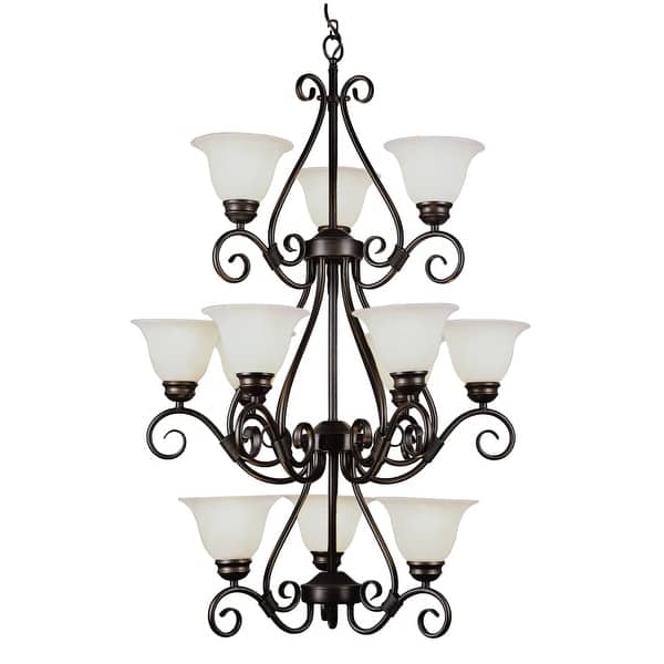 Trans Globe Lighting 6398 Twelve Light Up Lighting Three Tier ...