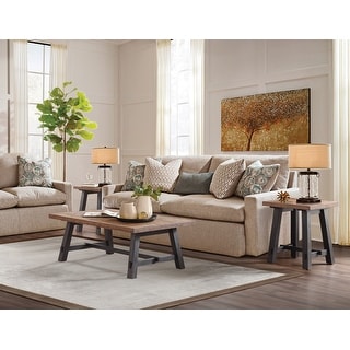 Adam 3 Table Set with 48" Coffee Table and Two Side Tables - Bed Bath ...