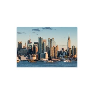 Chrysler Building And Skyscraper Buildings In Midtown Manhattan Print ...