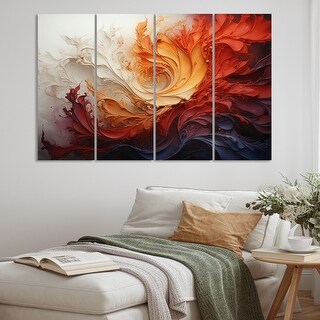 Designart "Tree Monochrome Ethereal Reverie I" Floral Multipanel Canvas ...