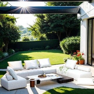 Outdoor Modular Sofa with Aluminum Structure and Support Cushion - Bed ...