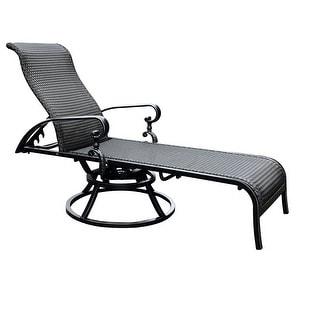 Windermere Patio Motion All Weather Wicker Swivel Chaise Lounge - Bed ...