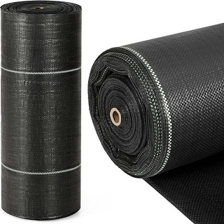 Heavy-Duty Permeable Woven PP Ground Cover Weed Barrier Gardening Mat ...