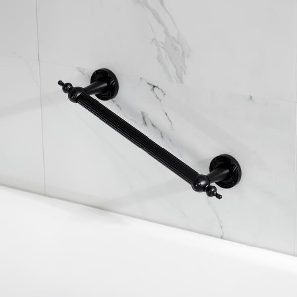 Templeton Luxury 12-inch Polished Brass Grab Bar - Bed Bath & Beyond ...