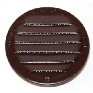 Maurice Franklin RLB-100-2 Aluminum Round Insect Proof Mini Louvers, 2 ...