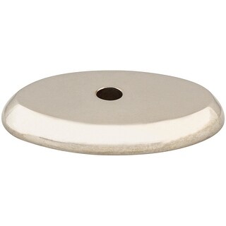 Top Knobs Oval 1-1/2 Inch Knob Backplate from the Aspen II Series - Bed ...