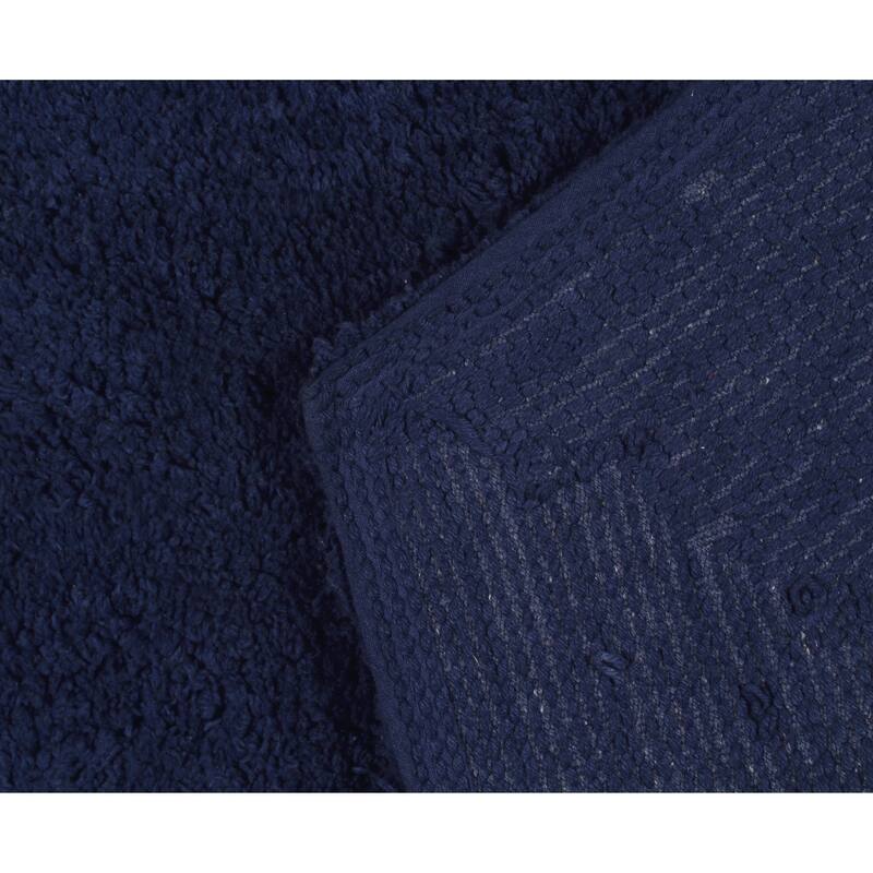 Waterford Collection 100% Cotton Non-Slip Bathroom Rug Set, Machine ...