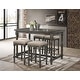 Best Master Furniture 32 Inch Rectangular Counter Height Table - Bed ...