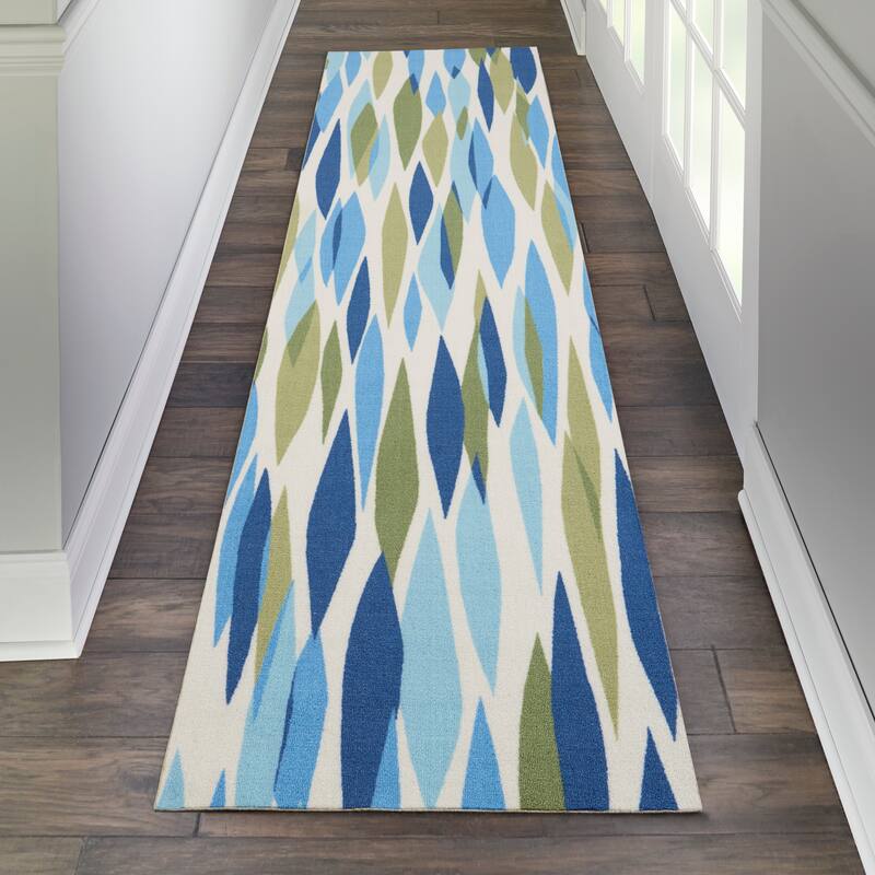 Waverly Sun N' Shade Modern Abstract Indoor Outdoor Area Rug ...