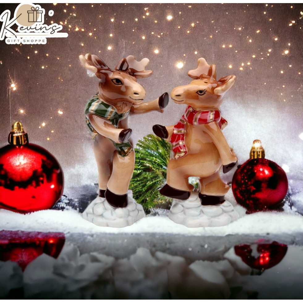 christmas dancing moose