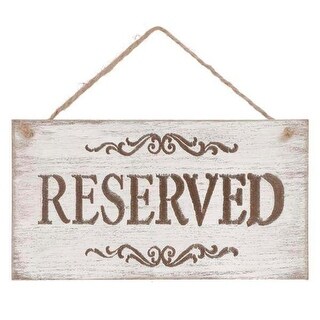 Set of 2 Reserved Hanging Sign - Bed Bath & Beyond - 41384373