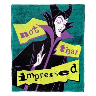 Disney Villains Not Impressed Silk Touch Throw Blanket - Bed Bath ...