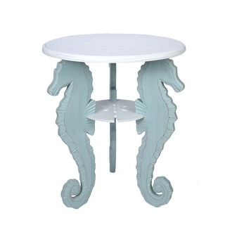 Small Round Seahorse Table Decor - Bed Bath & Beyond - 40392032