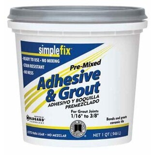 Custom Building Products TAGWQT Adhesive&Grout Brtwht Qt - Bed Bath ...