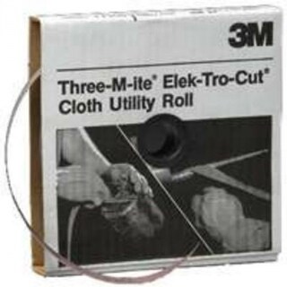 3M 05030 Aluminum Oxide Medium Coated Utility Cloth Roll, 80J, 1-1/2" x ...