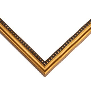42x10 Frame Gold Real Wood Picture Frame Width 0.75 inches | Interior ...