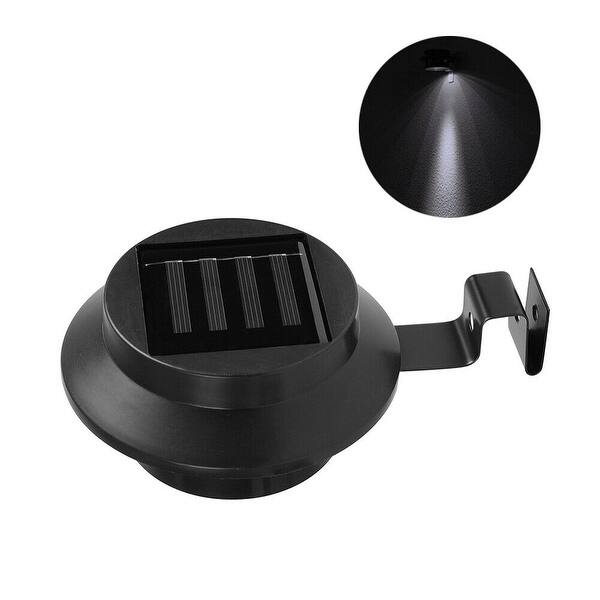 LED Solar Gutter Lights 3LED Wall Light for Outdoor Garden Pathway ...