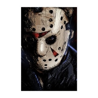 Jason Voorhees Portrait Illustrations TV Movies Art Print/Poster - Bed ...