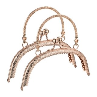 Metal Purse Frames, 6.5" 2Pcs Kiss Lock Clasp Frame for Coin Bags DIY ...