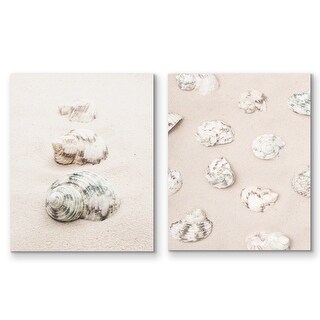 Americanflat 2 Piece 16x20 Wrapped Canvas Set - Studio - Shells by PI ...