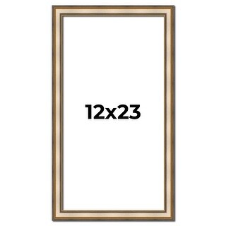 12x23 Frame Gold Solid Wood Shadow Box Width 1.5 Inches | Interior ...