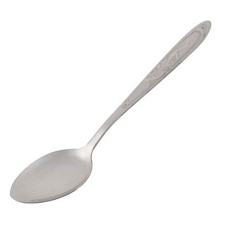 Stainless Steel Tapered Head Utensil Fruit Dessert Spoon 19cm Long ...