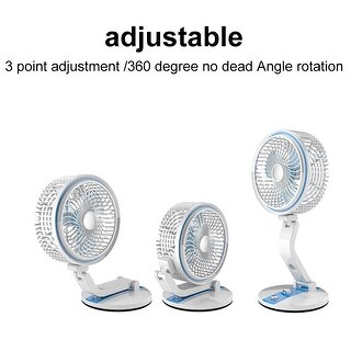 Summer Folding Mini Usb Cooling Fan Led Night Light Home Office Wall ...