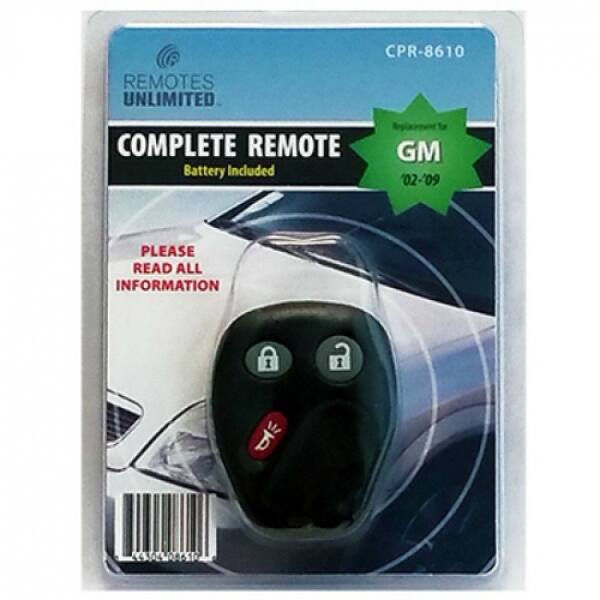 Remotes Unlimited CPR-8610 Replacement 3-Button Remote with Battery for ...