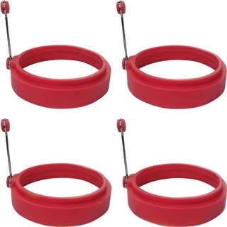 Round Silicone Cooking Fried Egg Rings 4 pack - Bed Bath & Beyond ...