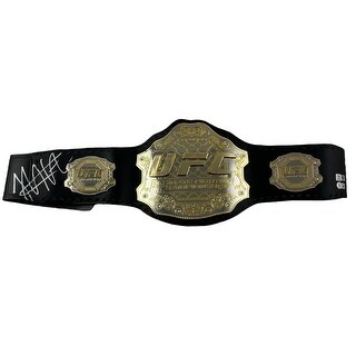 Khabib Nurmagomedov Signed UFC World Championship Belt - Bed Bath ...