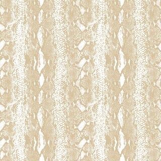 RoomMates Snake Skin White/Gold Peel and Stick Wallpaper - Bed Bath ...