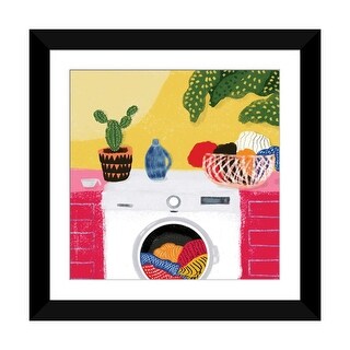 iCanvas "Washing Machine And Cactus" by Cacttone by Ulee - Bed Bath ...