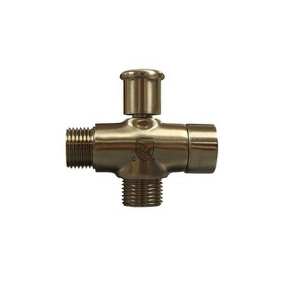 PROFLO Push Button In-Line Shower Arm Diverter with 1/2" Connections ...