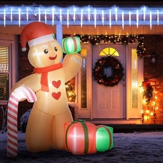 Christmas Inflatable Gingerbread Man - Brown - Bed Bath & Beyond - 42134572