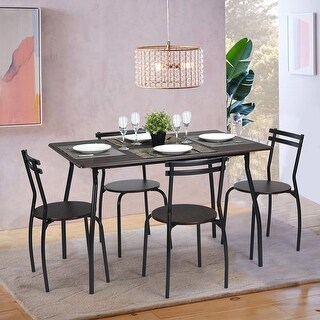 Wyna 4-Piece Mocha Dining Set - Bed Bath & Beyond - 35654220
