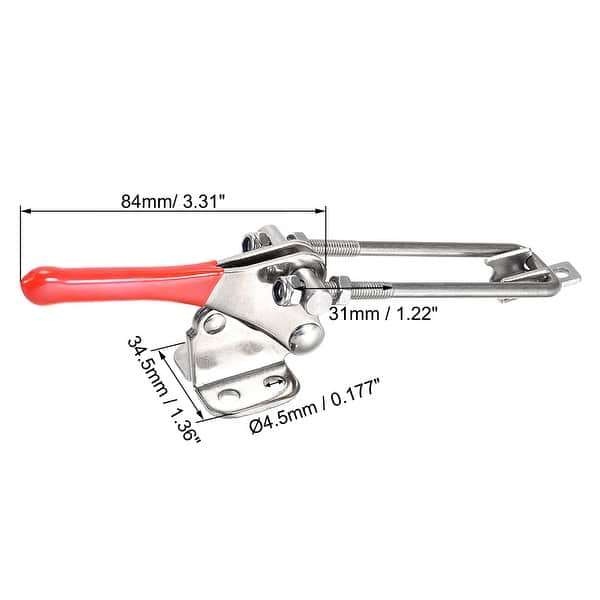 496lbs Smoker Toggle 304 Stainless Steel Pull Latch Vertical Quick ...
