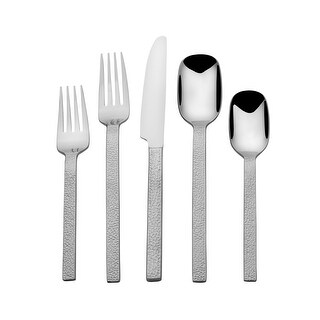 Towle Living Forged Quest 20 Piece Stainless Steel Flatware Set - Bed ...