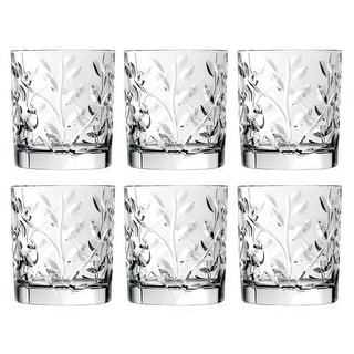 Majestic Gifts Inc. Crystal Glass DOF Tumblers-Designed-11 Oz.-Set/6 ...
