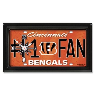 Cincinnati Bengals Clock - Bed Bath & Beyond - 39686219