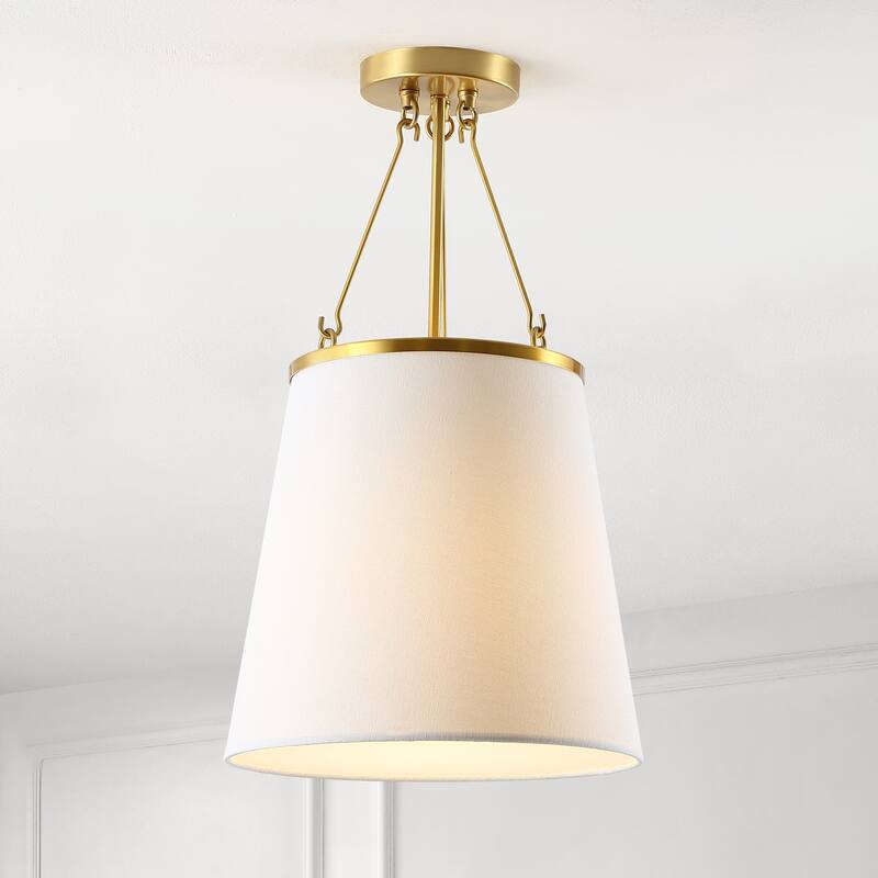 SAFAVIEH Lighting Valor 12-inch Pendant - 12" W x 12" D x 20" H - On ...