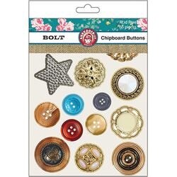 Bolt Chipboard Buttons 66/Pkg- - Bed Bath & Beyond - 20324128