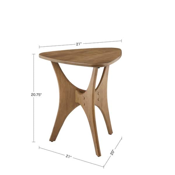 INK IVY Blaze Triangle Wood Side Table - Bed Bath & Beyond - 25250530