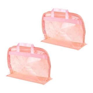 Handbag Dust Bags, 2 Pack Clear Purse Storage Organizer Style 2, Pink ...