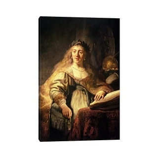 iCanvas "Saskia As Minerva" by Rembrandt van Rijn Canvas Print - Bed ...