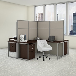 Soft Texture stool desk White work chair Velvet desk swivel - Bed Bath ...