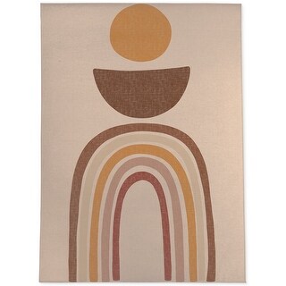 BOHO STACKED RAINBOW TERRACOTTA Outdoor Rug by, Kavka Designs - Bed ...