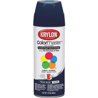 Krylon/Consumer Div Gls Rgl Blue Spray Paint K05190107 Unit: EACH - Bed ...