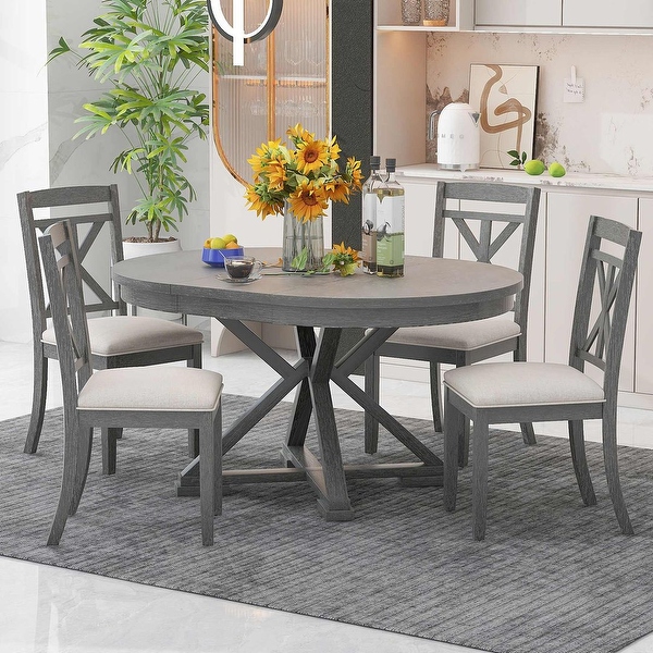 42 extendable round dining table store