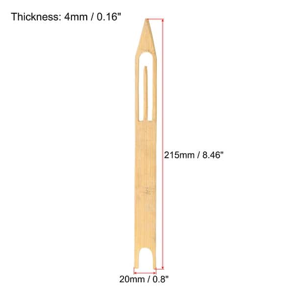 Netting Needle Shuttle Bamboo Fishing Net Repair Line Kit Mending Tool ...