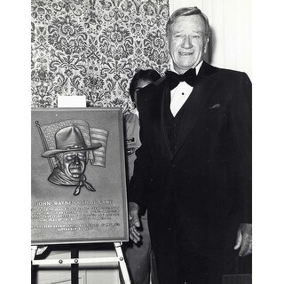 John Wayne standing next to a plaque Photo Print - Bed Bath & Beyond ...